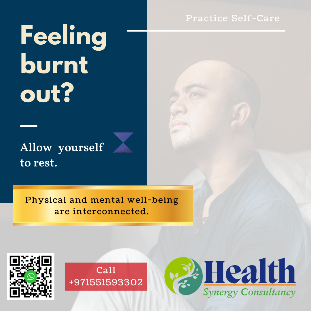 Don't feel burnt out ! Focus on your health first! - Health Synergy ...
